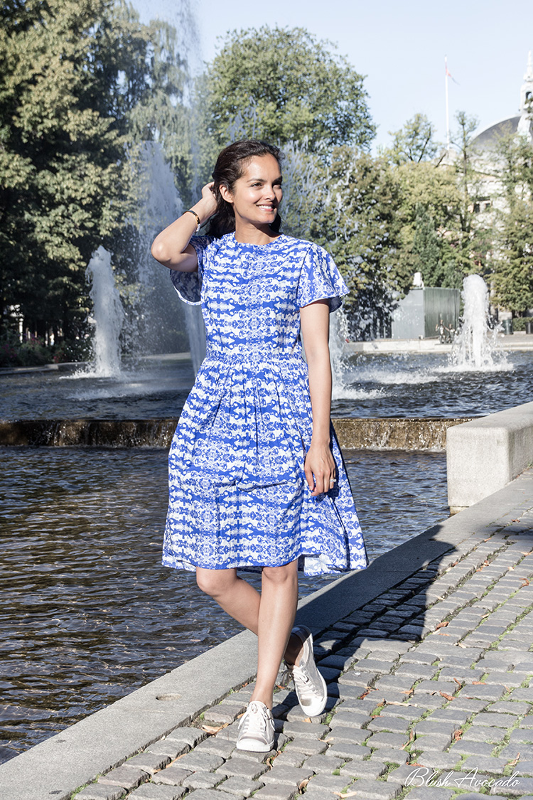OOTD : the blue dress