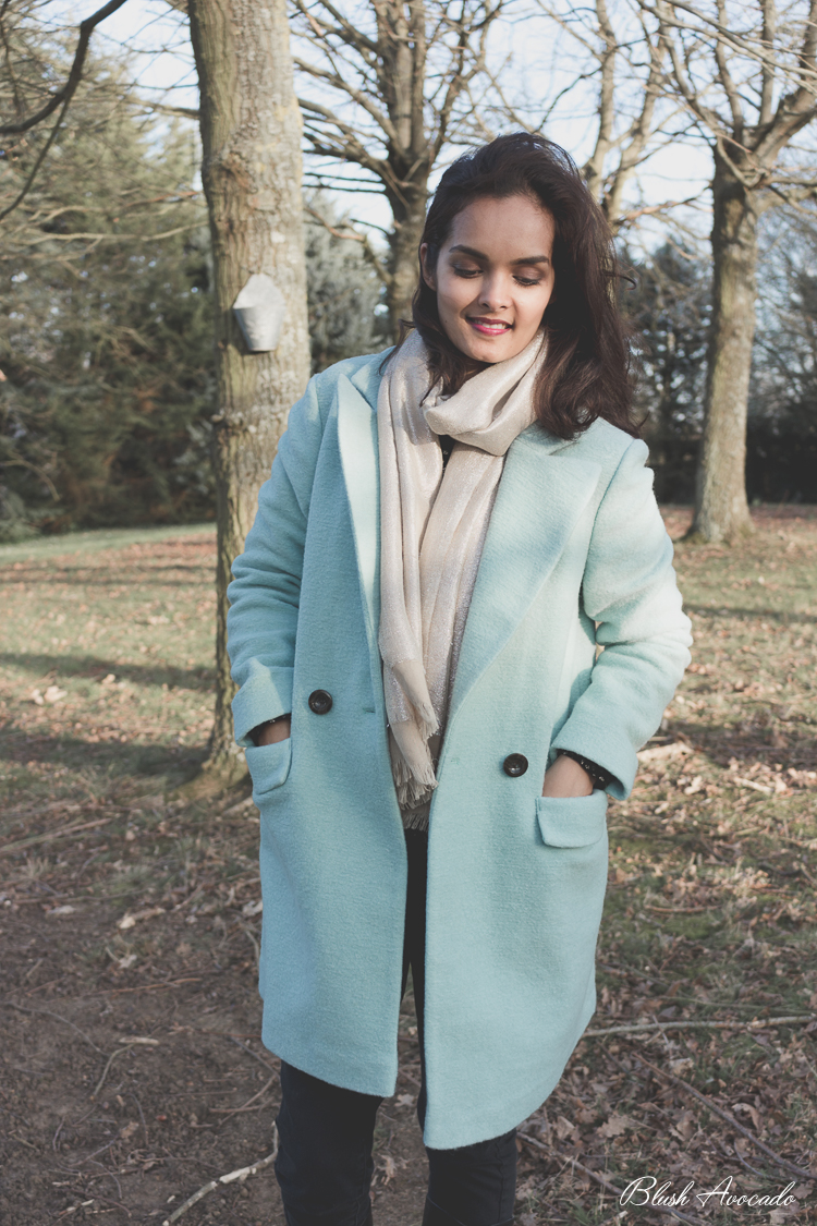 OOTD : black and mint