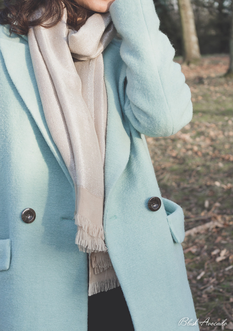 OOTD : black and mint