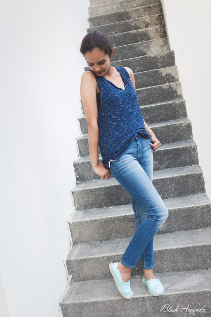 OOTD : shades of blue