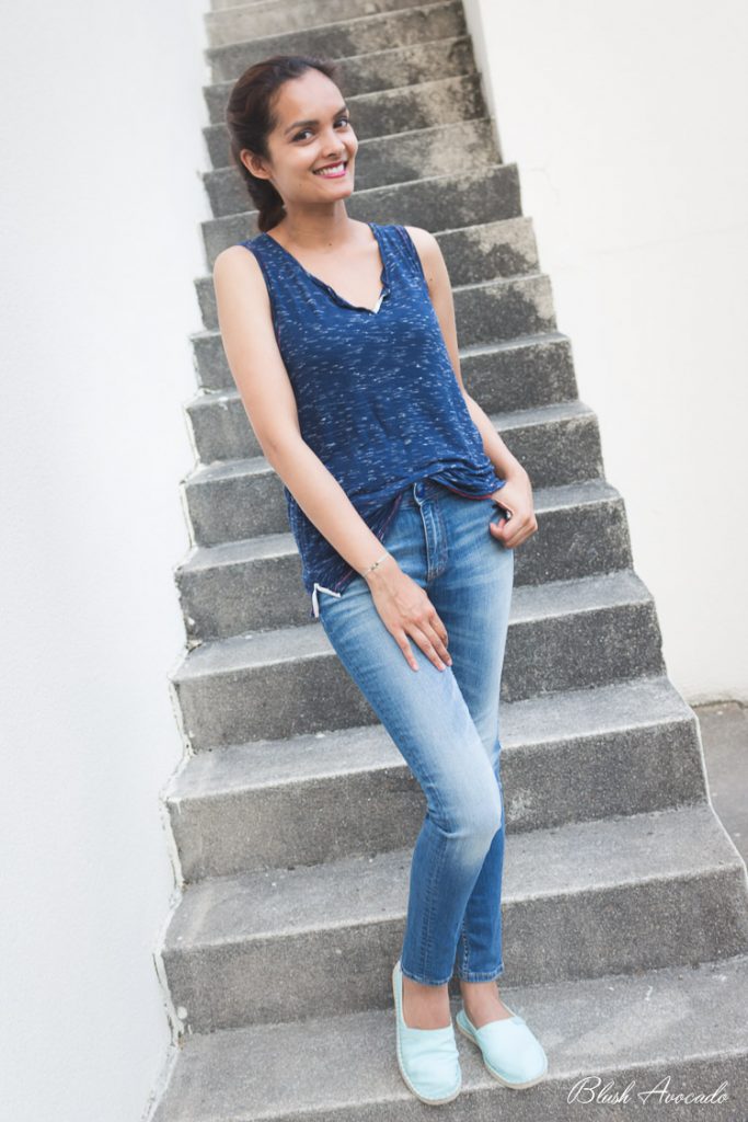 OOTD : shades of blue