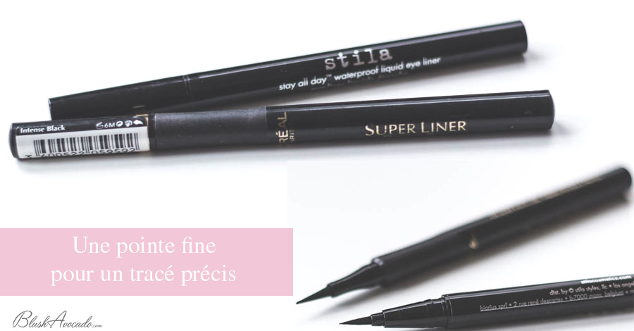 Quels pinceaux/produits pour réussir son trait de liner